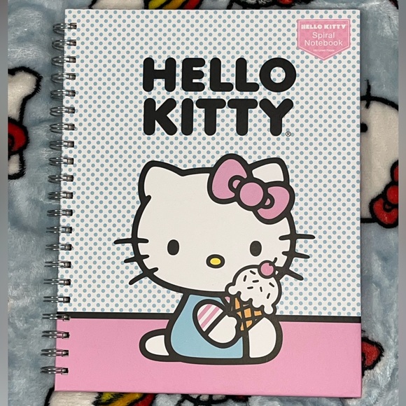 Hello Kitty | Office | Hello Kitty Large Spiral Notebook With Ice Cream ...